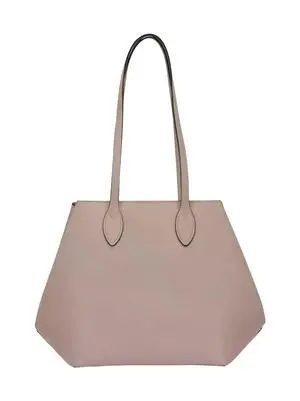 VALEXTRA Leather Tote - Neutrals