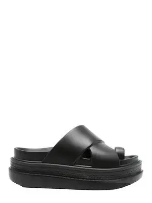 SACAI Cross-Strap Platform Sandals