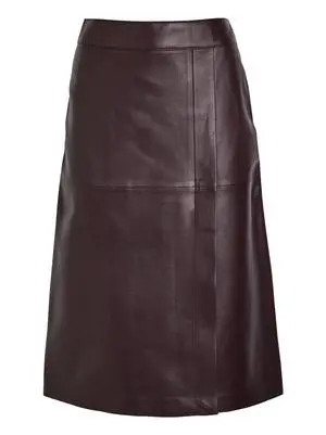 JOSEPH Panelled Wrap-Effect Midi Skirt