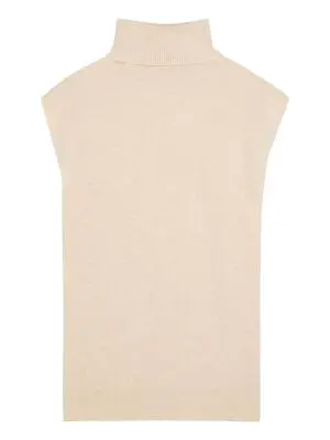 JOSEPH Cashmere-blend Vest - Cream
