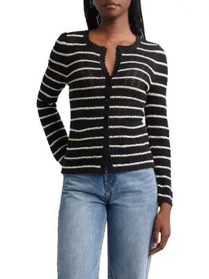 DÔEN DÔEN Therese Stripe Knit Cardigan