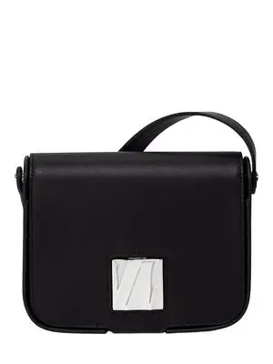 Tumi Small Olas Leather Shoulder Bag - Black