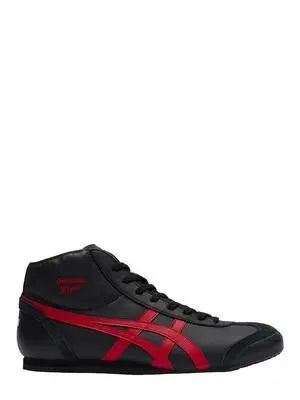 Onitsuka Tiger Mexico Mid Runnerin High-top Sneakers - Black/classic Red