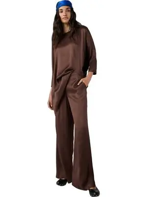 Diane Von Furstenberg Alexander Pant - Chocolate