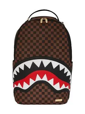 SPRAYGROUND Sawtooth Sharks In Paris Dlxsv Backpack - Brown/black/red