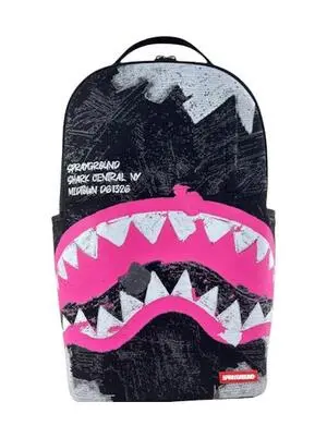 SPRAYGROUND Hand Painted Shark Backpack - Multicolor