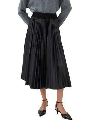 Simkhai Kezia Midi Skirt - Black