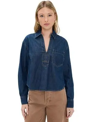 VERONICA BEARD Khai Denim Top