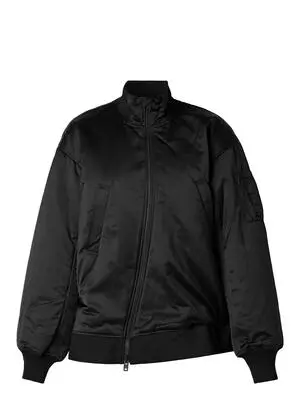 Adidas Originals By Alexander Wang Y-3 Recycled-shell Bomber Jacket - Black
