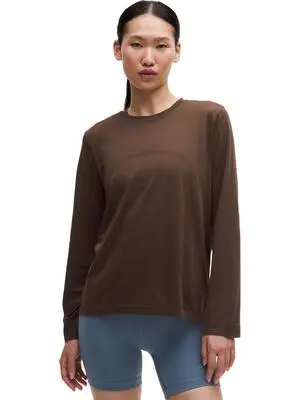 Lululemon Relaxed Long-sleeve Shirt - Walnut Crunch/walnut Crunch