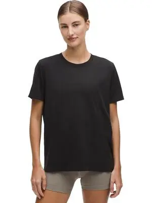 Lululemon Swiftly Relaxed Short-sleeve Shirt - Black/black