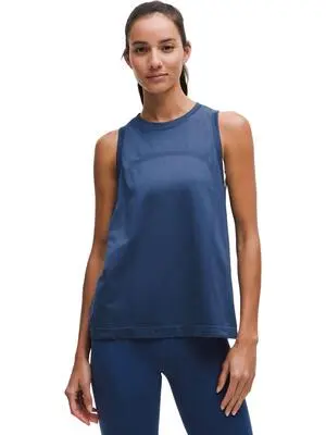 Lululemon Swiftly Relaxed Tank Top Blue Twill