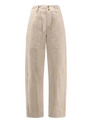 MARANT ETOILE Kiana Denim Trousers - Beige