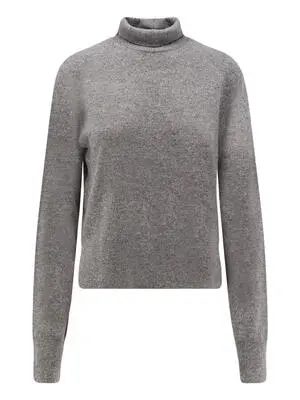 TOTEME Cashmere Turtleneck Sweater - Grey