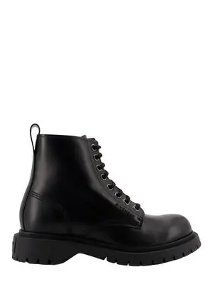 Givenchy Leather Ankle Boots - Black