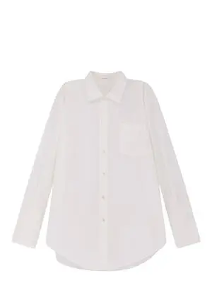 THE ROW Cotton Poplin Shirt - White
