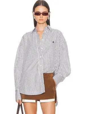 Attico Striped Button-down Shirt - Multicolor