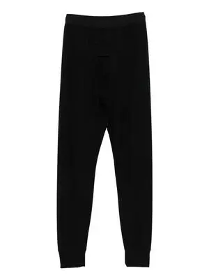 Rick Owens Pentagram-stitch Thermal Leggings - Black