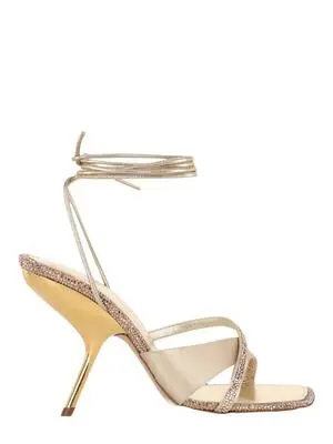 SALVATORE FERRAGAMO Allegra X5 Crystal Embellished Heels