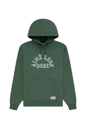 Aimé Leon Dore Collegiate Logo Hoodie - Green