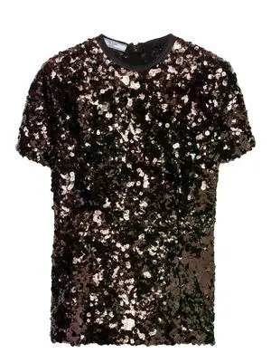 Prada Sequin-embellished Top - Purple