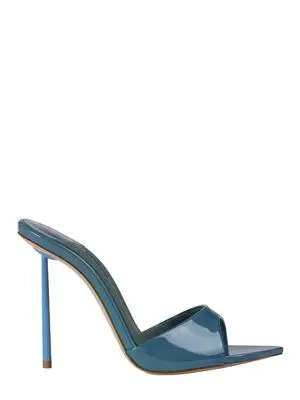 LE SILLA 120mm Bella Patent Leather Stiletto Sandals - Blue