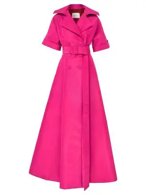 Carolina Herrera Belted Maxi Dress - Pink