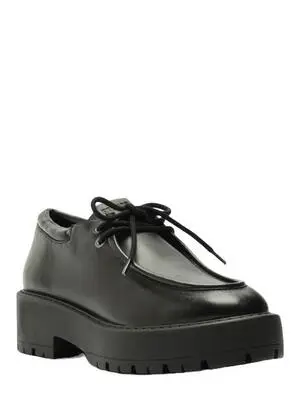 Schutz Cia Platform Loafer - Black