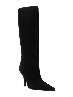 Schutz Rudy Pointed Toe Boots - Black