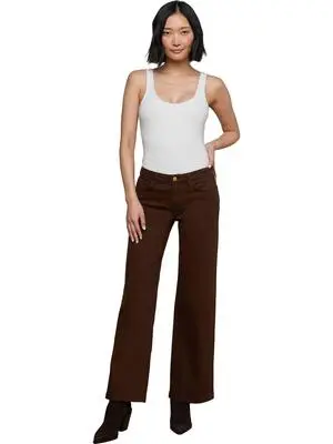L'AGENCE Joanne Low-Rise Wide-Leg Jean