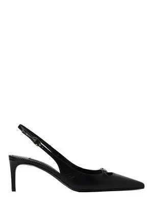 Dolce & Gabbana Pointed-toe Slingback Pumps - Black