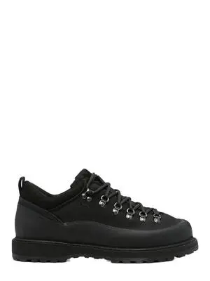 Diemme Diemme Lace-Up Ankle Boots In Mesh With Padded Ankle And Rubber Sole Black
