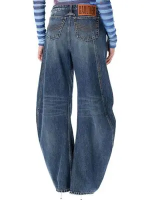 JEAN PAUL GAULTIER Wide Leg Jeans - Blue