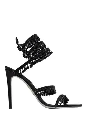 Rene Caovilla Heeled Sandal Black