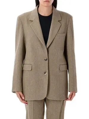 GOLDEN GOOSE Notched Lapel Jacket - Beige