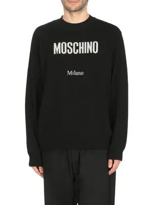 Moschino Crewneck Sweater - Black