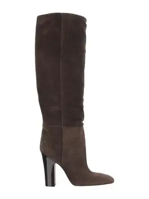Paris Texas Knee High Boots - Ebony