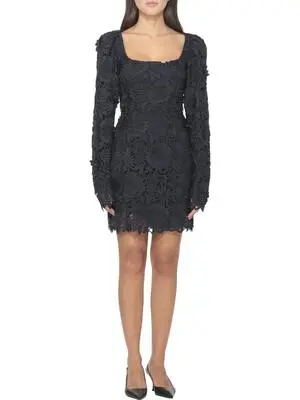 ROTATE BY BIRGER CHRISTENSEN Lace Mini Dress - Blue