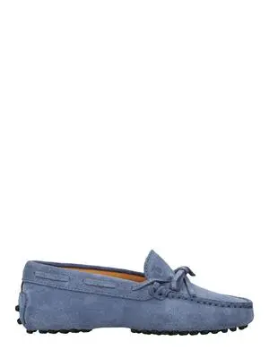 TOD'S Suede Gommino Loafers - Blue