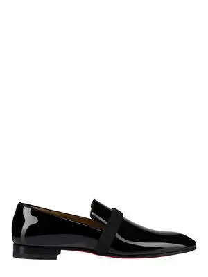 CHRISTIAN LOUBOUTIN Dandydeco Patent Leather Loafers - Black