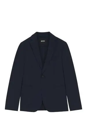 BOSS Packable Stretch Jacket - Blue