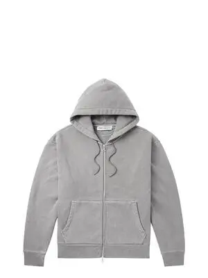 Our Legacy Rascal Cotton-jersey Zip-up Hoodie - Gray
