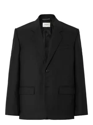 Saint Laurent Wool-gabardine Blazer - Black