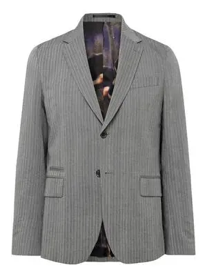 Paul Smith Slim-fit Herringbone Suit Jacket - Gray