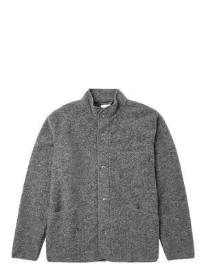 Hartford Jock Wool-blend Bouclé Bomber Jacket - Gray
