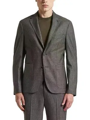 Peserico Patch-pocket Two-button Blazer - Brown