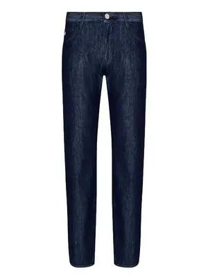 Giorgio Armani Regular-fit Five-pocket Trousers - Blue