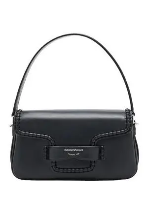 Emporio Armani Shoulder Bag With Buckle Black
