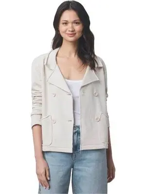 Splendid Diana French Terry Blazer - Natural