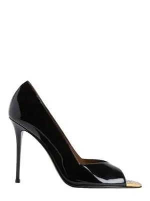 GIUSEPPE ZANOTTI Intriigo Crystal Open-toe 105 - Black